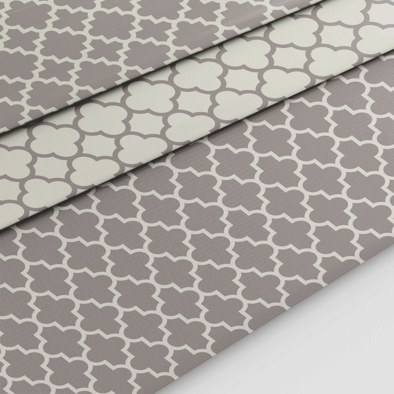 Geometric Seamless Pattern SVG. Quatrefoil & Wave Design. Vintage Retro ...