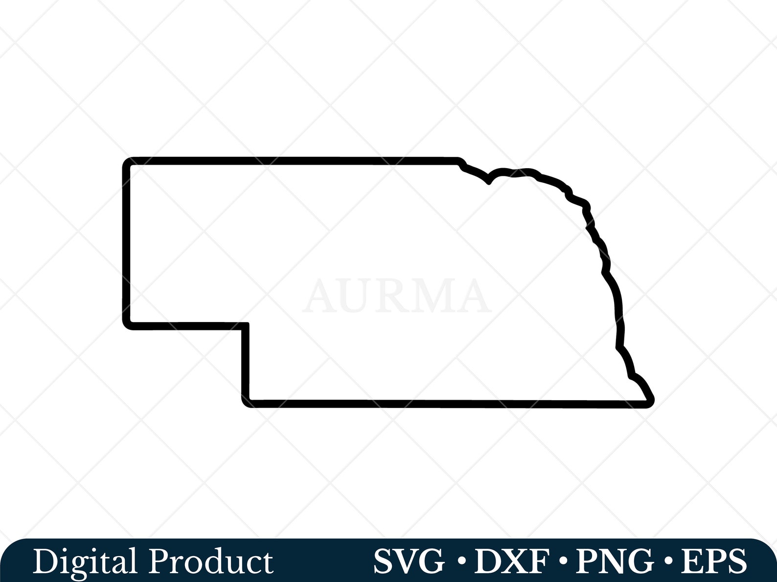 Nebraska State Svg, Nebraska Png, Patriotic Svg, Cut File, US State Map ...