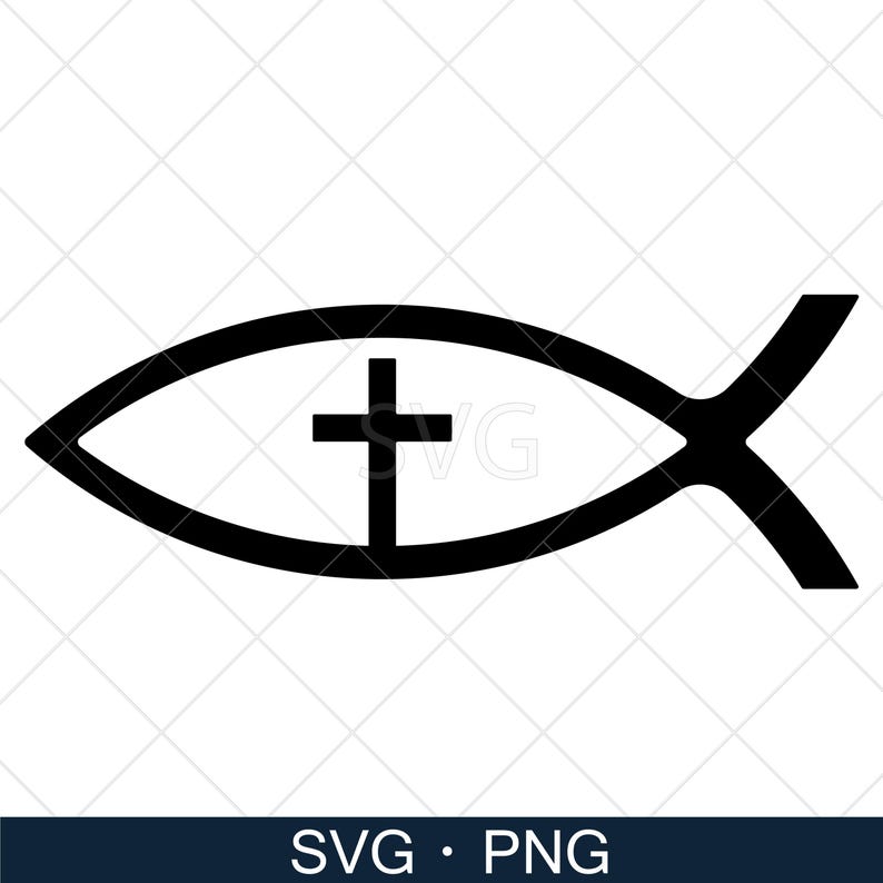 Christian Svg Jesus Fish Svg Ihtys Svg christian Fish Clipart Christian ...