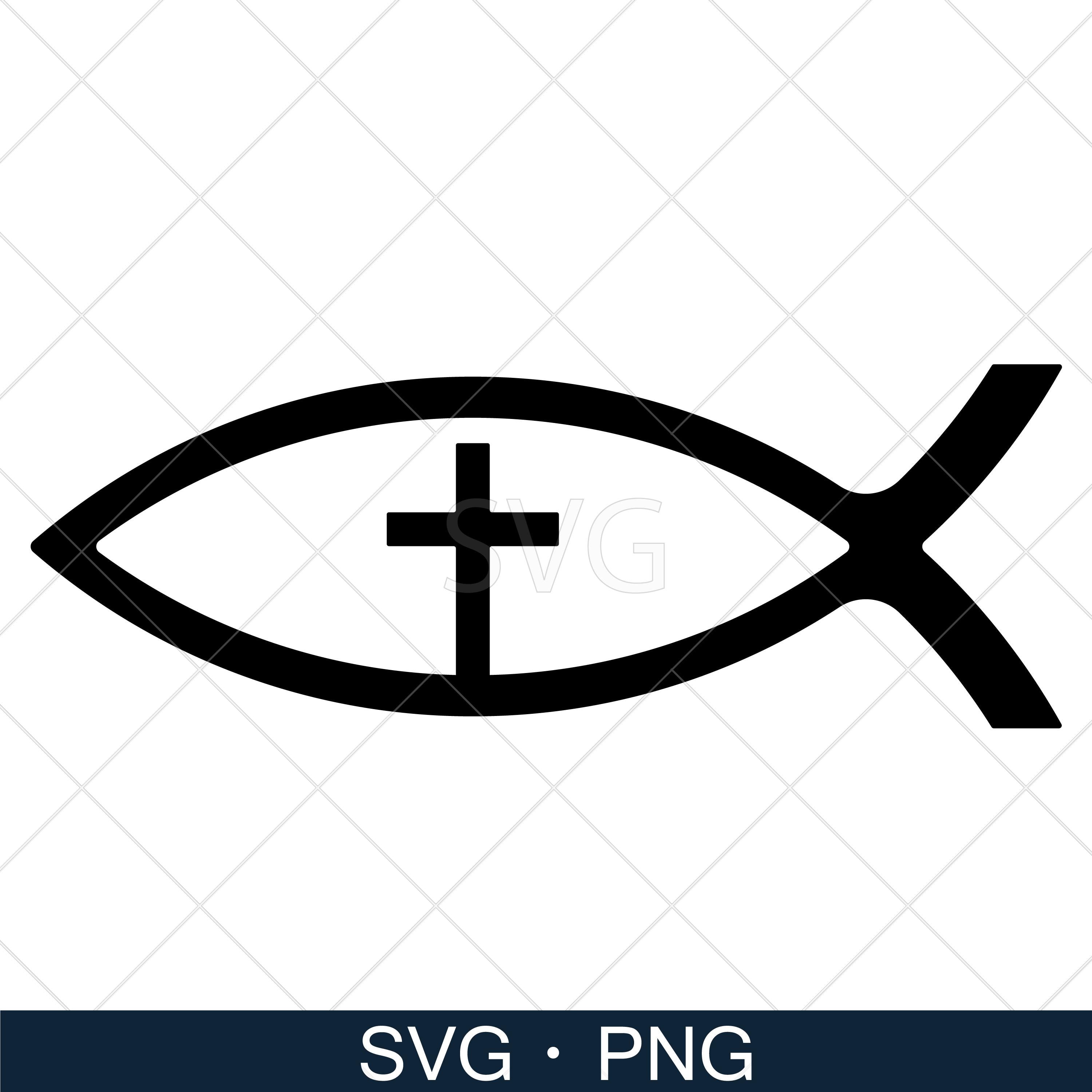 Christian Svg | Jesus Fish Svg | Ihtys Svg |christian Fish Clipart ...