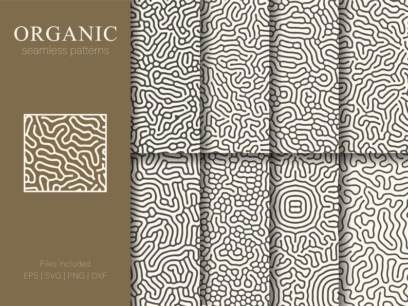 Seamless Pattern Svg Pattern Svg, Organic Seamless Pattern, Nature ...
