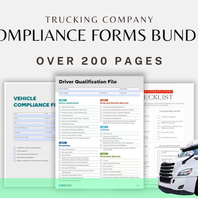 Truck Driver Pages - Etsy