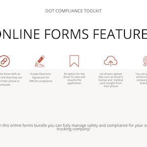 DOT Compliance Toolkit | Compliance Spreadsheet | Trucking Business ...