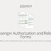Passenger Authorization and Release Form Kit for a Trucking Company ...