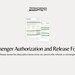 Passenger Authorization and Release Form Kit for a Trucking Company ...