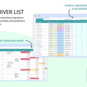 DOT Compliance Spreadsheet for Trucking Companies | Simplify Your ...