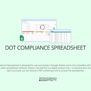 DOT Compliance Spreadsheet for Trucking Companies | Simplify Your ...