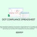 DOT Compliance Spreadsheet for Trucking Companies | Simplify Your ...
