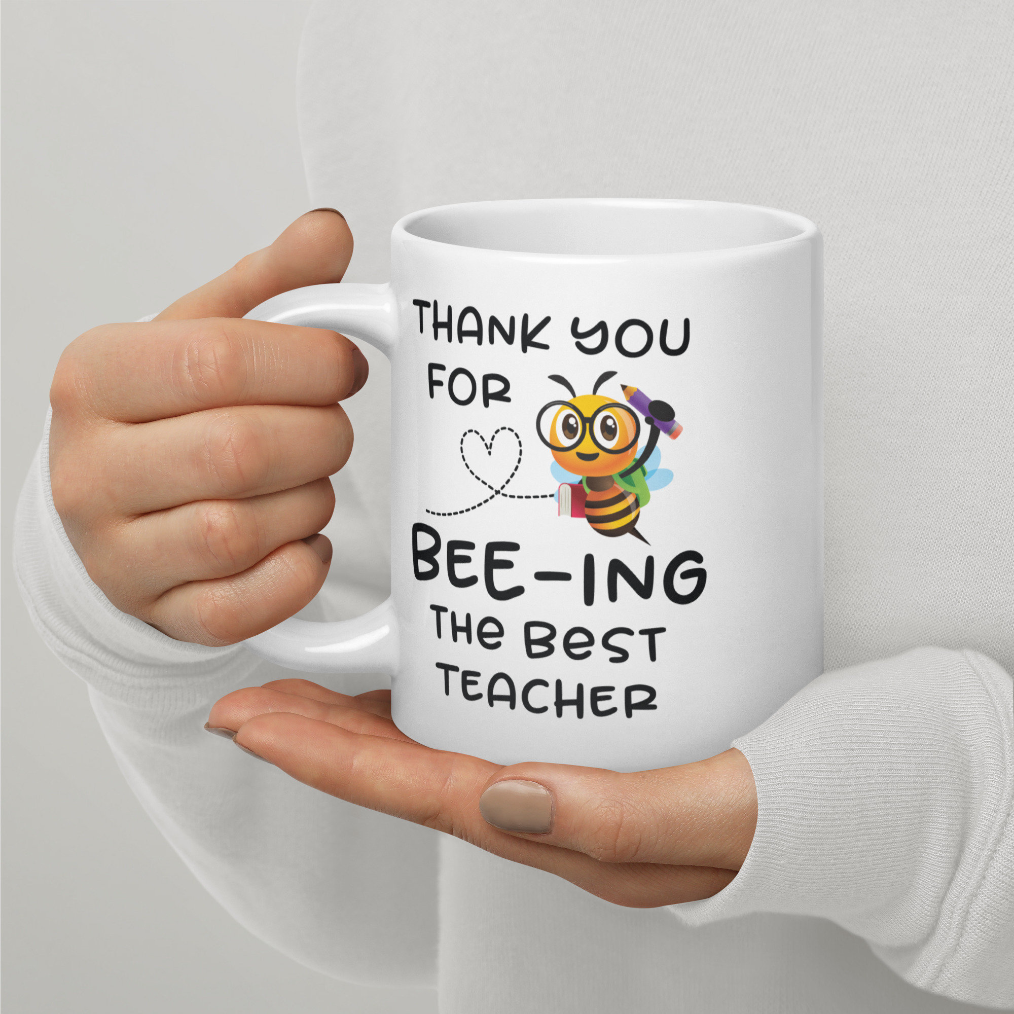 The Best Teacher Mug, Teacher Coffee Mug, Teacher Gifts, Teacher Cup ...