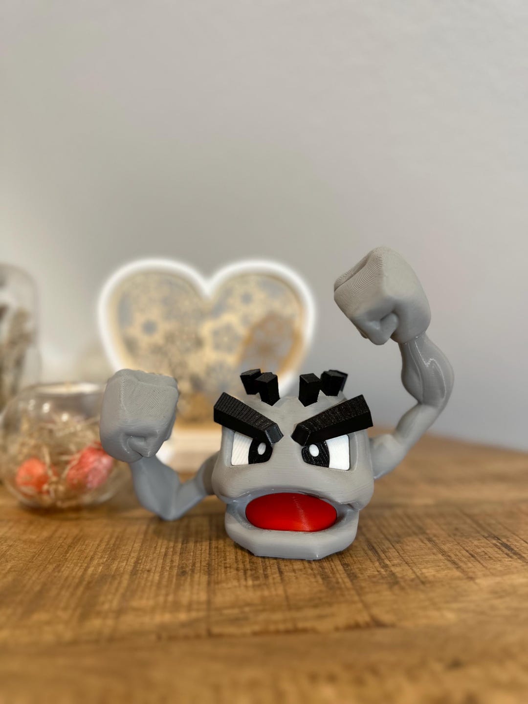 Alolan Rock Geodude Pokémon 3D Print Collectible Figure - Etsy