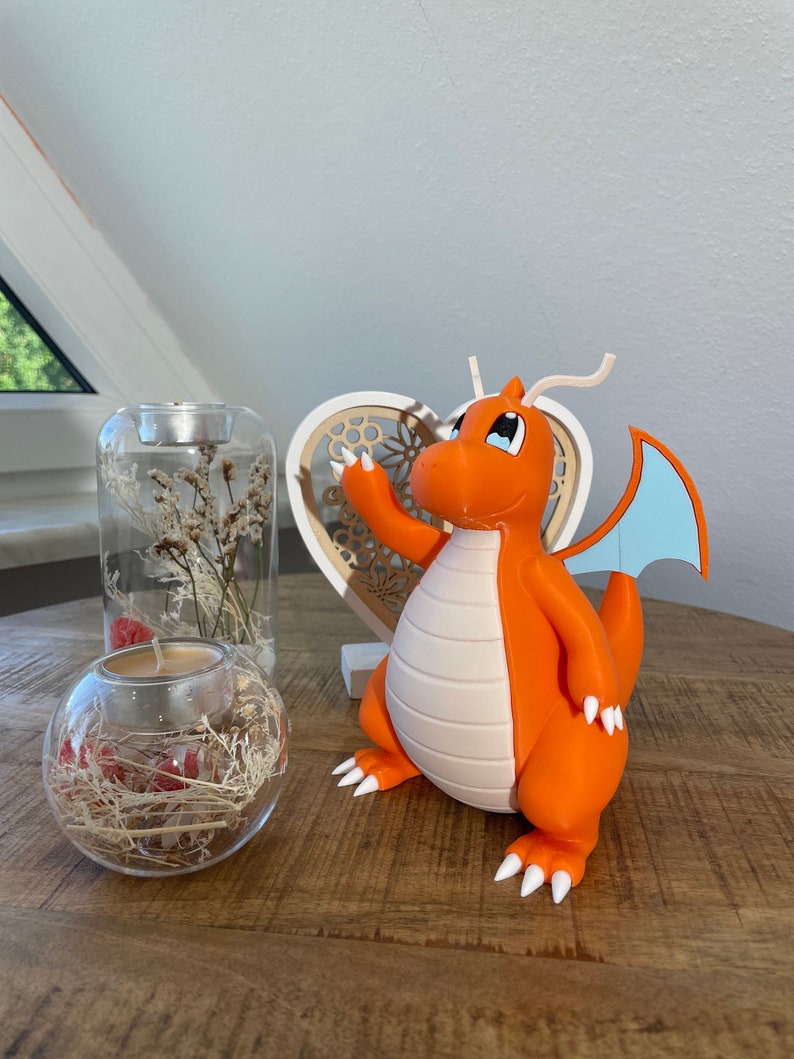 Pokémon Dragoran / Dragonite as 3D Printed Collectible Figure - Etsy