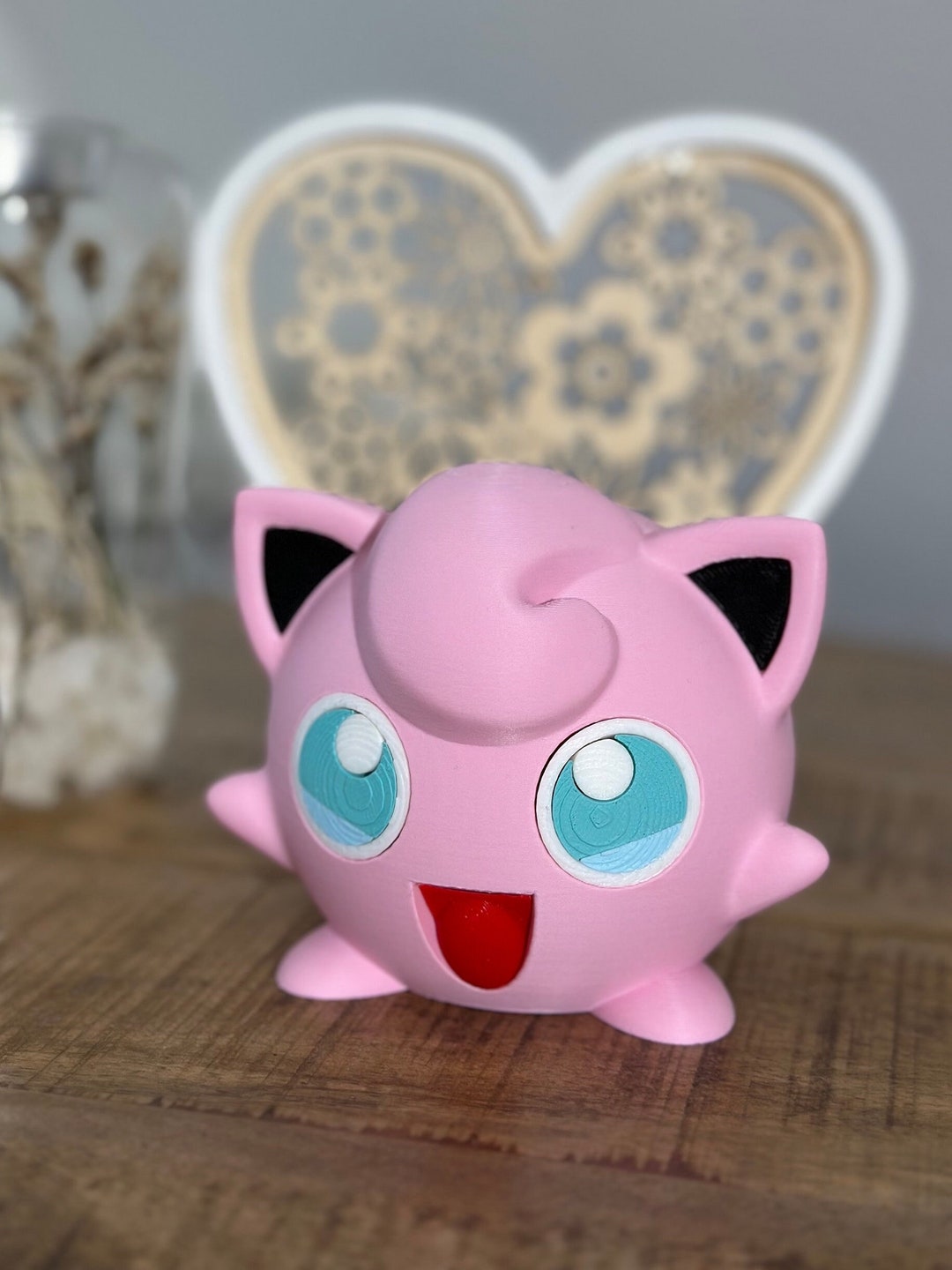 Jigglypuff Pokémon 3D Print Collectible Figure - Etsy