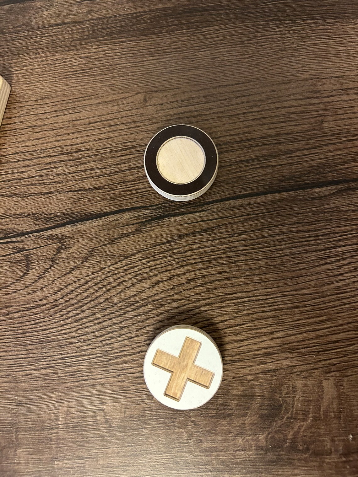 Tic Tac Toe Wooden Board Game, Handmade X and O Toy. - Etsy