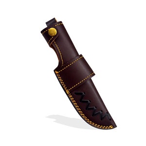 Custom Leather Sheath Tooled Leather Sheath/hunting Knife Sheath ...