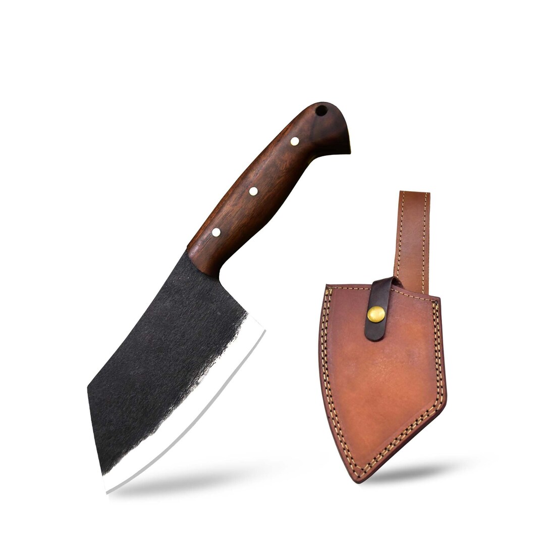 Ancient Forged Serbian Meat Cleaver Knife 11 Full Tang, High-carbon ...