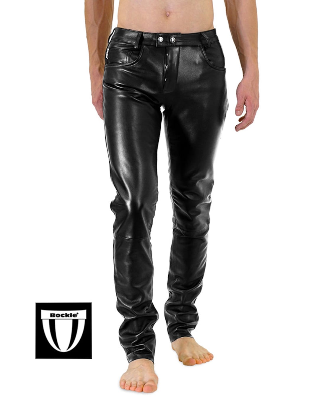 Bockle DOUBLE LAMB Leather Jeans Leather Pants Leather Jeans Genuine ...