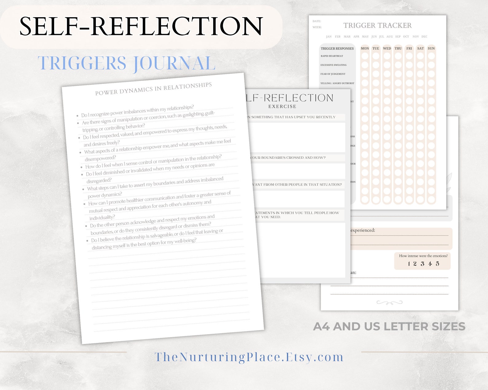 Emotional Triggers Journal With Prompt Questions to Help You Identify ...