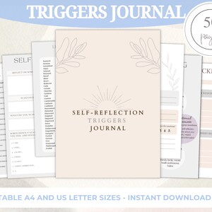 Emotional Triggers Journal With Prompt Questions to Help You Identify ...