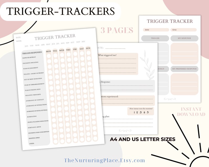 Trigger Trackers Templates, Recognize and Track Responses to Triggers ...