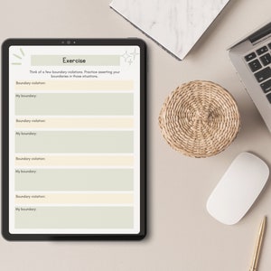 Setting and Understanding Healthy Boundaries Bundle, Worksheets ...