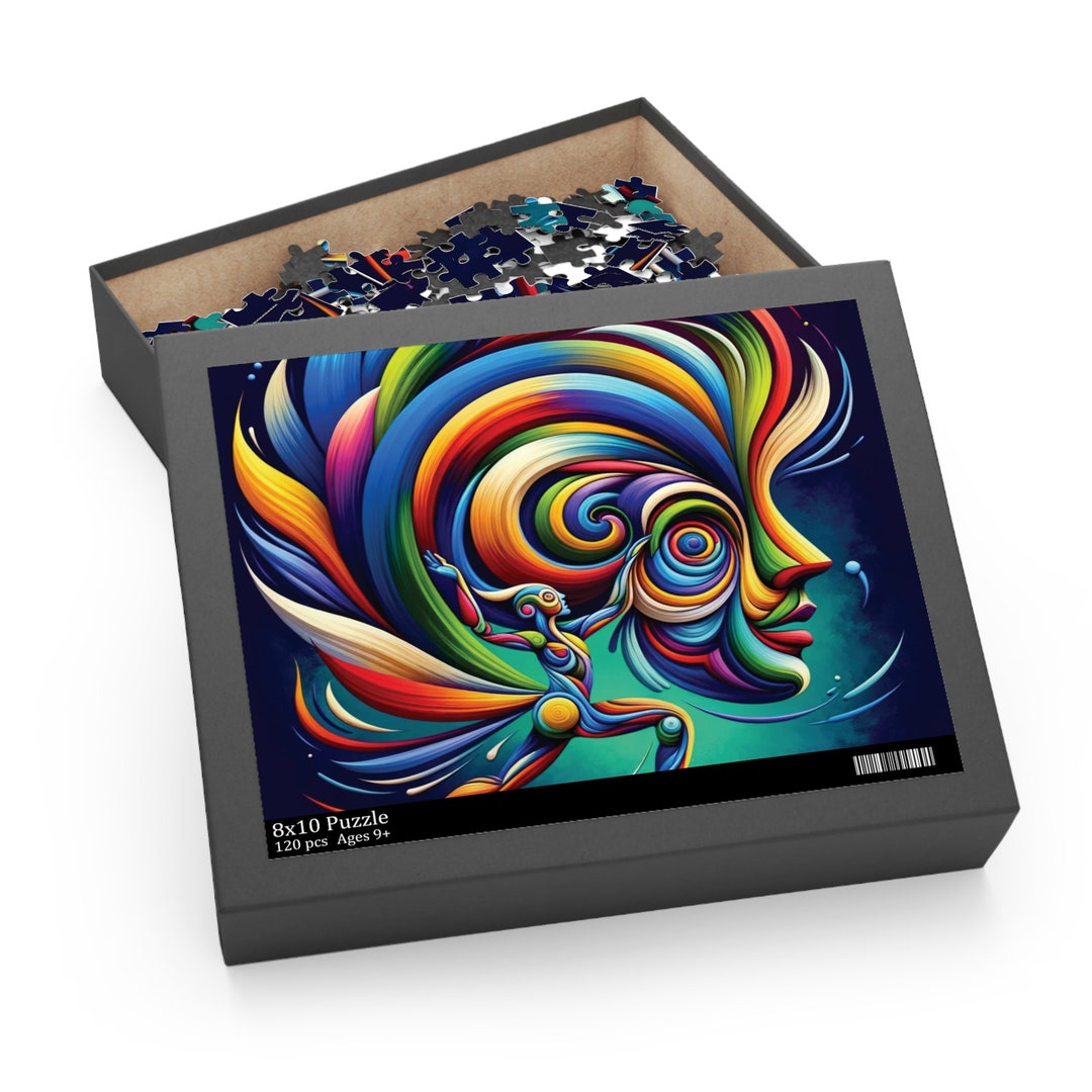 Jigsaw Puzzle - High-quality Chipboard, Glossy Finish, 120/252/500 ...