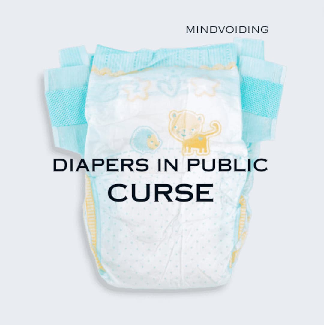 ABDL Diapers in Public Curse Hypnosis Adult Diapers, Incontinence ...