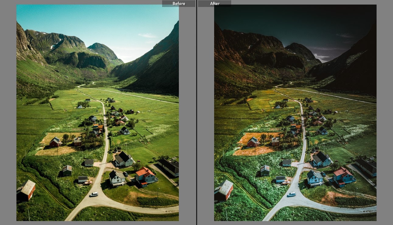 Original Landscape Lightroom Preset Compatible With Photoshop, Mobile ...
