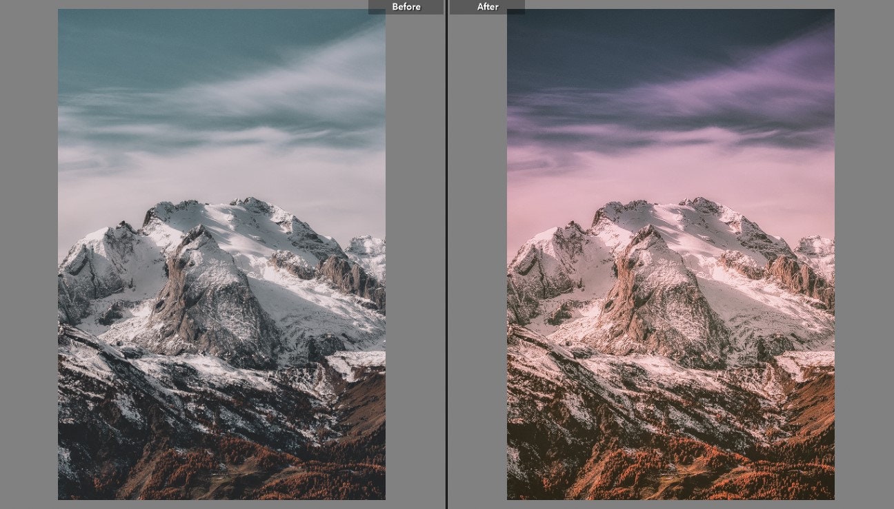 Original Landscape Lightroom Preset Compatible With Photoshop, Mobile ...