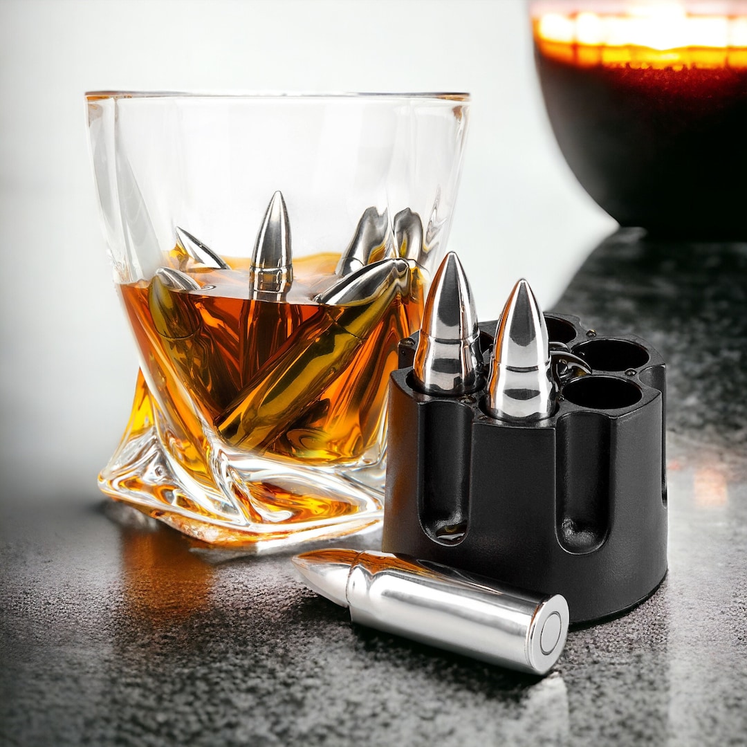 Whiskey XL Bullets Gift Set 6 XL Stainless Steel Bullet - Etsy