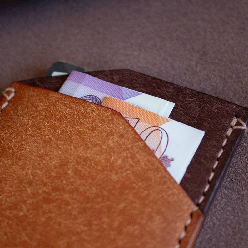 Leather Cardholder PDF Pattern: Minimalist Wallet Template (digital ...