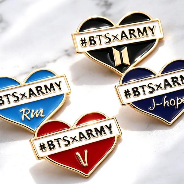 Bts Army Pin Badge - Etsy UK