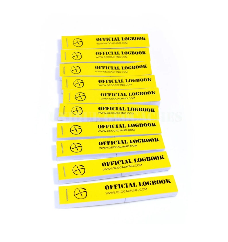 50 Pages, 200 Logs Geocaching PET Container Micro Logbook, 10 Pcs Lot ...
