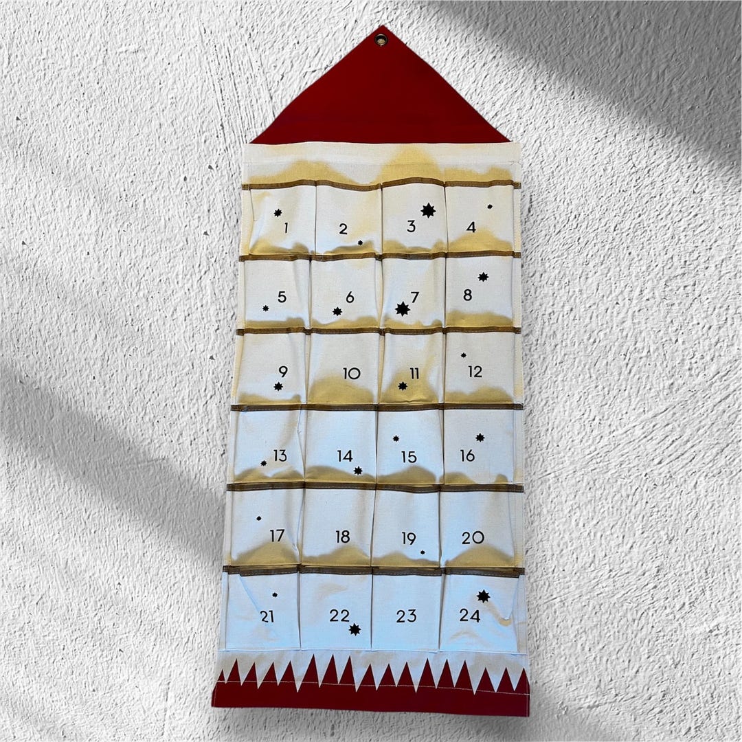 Advent Calendar Fillable Advent Calendar With Custom Name and Stars ...