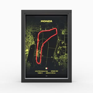 3D Monza Poster - Special Livery Race Track · Autodromo Nazionale Monza ...