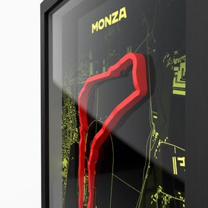 3D Monza Poster - Special Livery Race Track · Autodromo Nazionale Monza ...