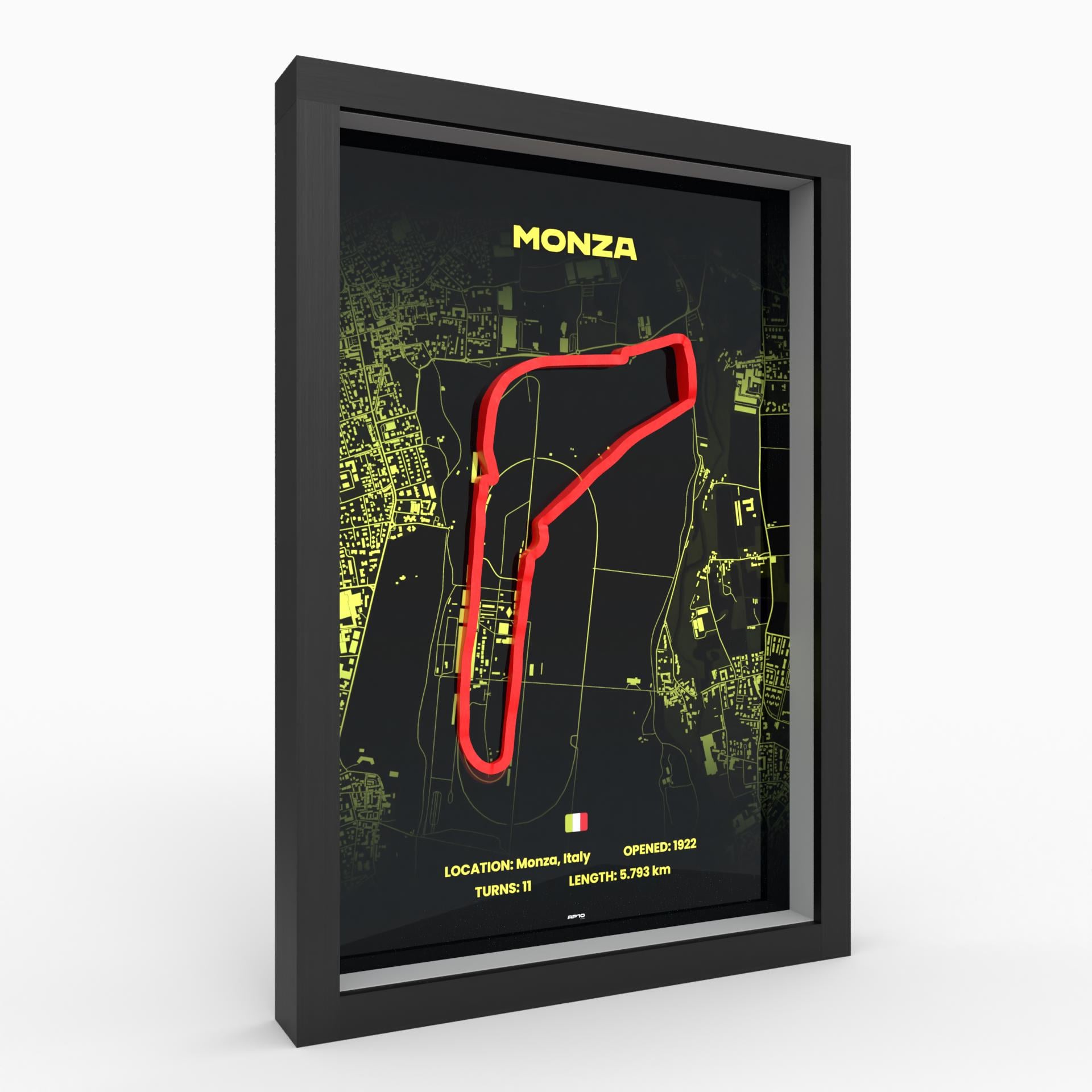 3D Monza Poster - Special Livery Race Track · Autodromo Nazionale Monza ...