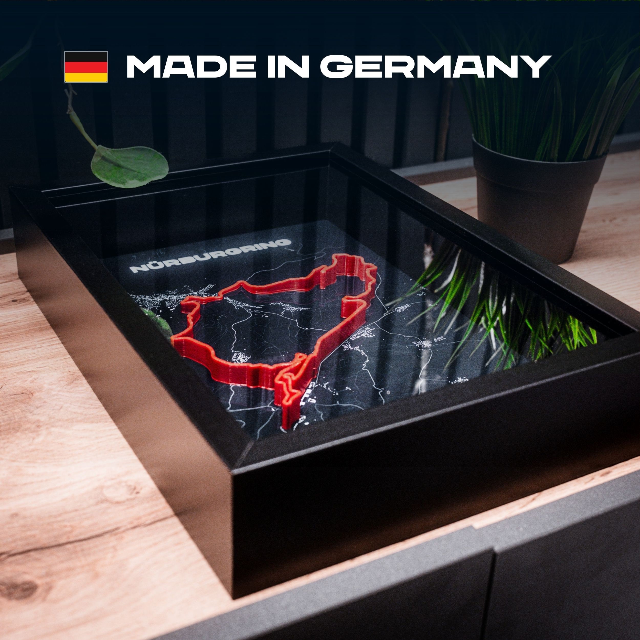 3D Nürburgring Race Track With Poster Handmade in Germany Exclusive ...
