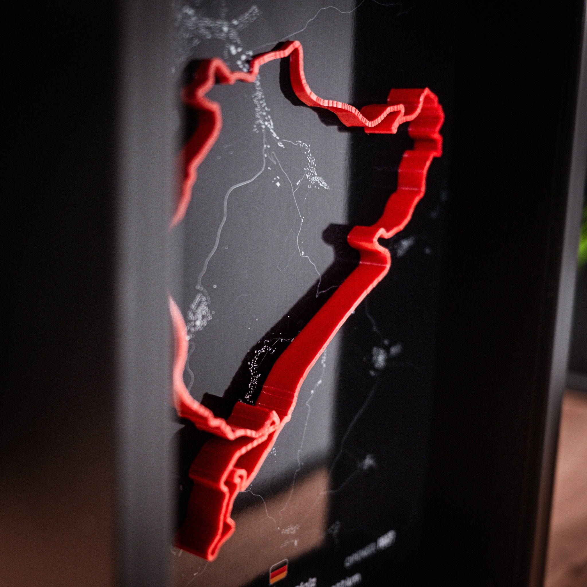 3D Nürburgring Race Track With Poster Handmade in Germany Exclusive ...