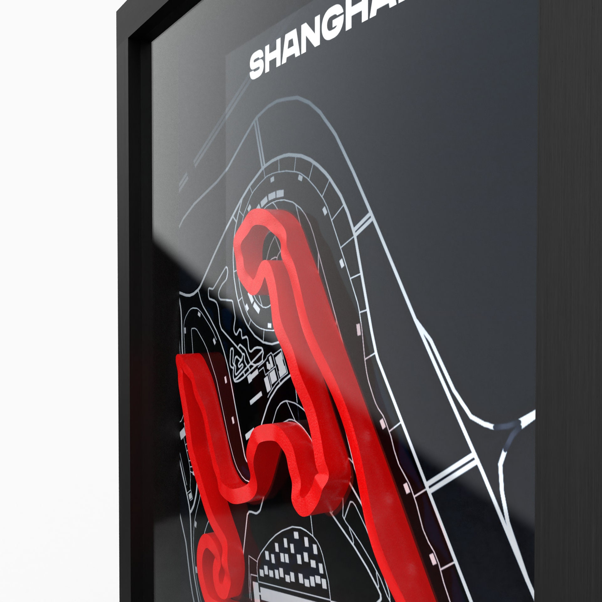 3D Shanghai Race Track With Poster · Handmade in Germany · Formula 1 ...