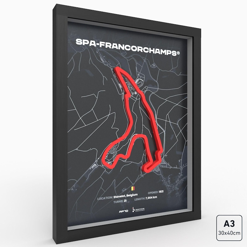 F1 Track With Elevation - Etsy