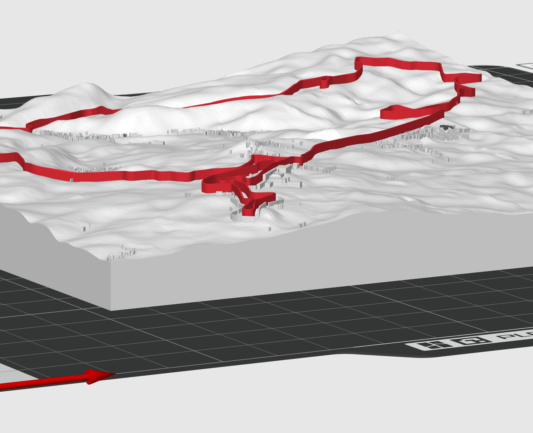 Nürburgring Nordschleife 3D Print File · Digital Download STL & 3MF · DIY Model Making ...
