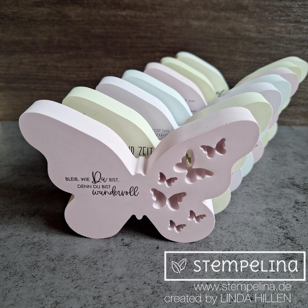 Butterfly With a Loving Saying as a Gift for Your Girlfriend, Mom ...