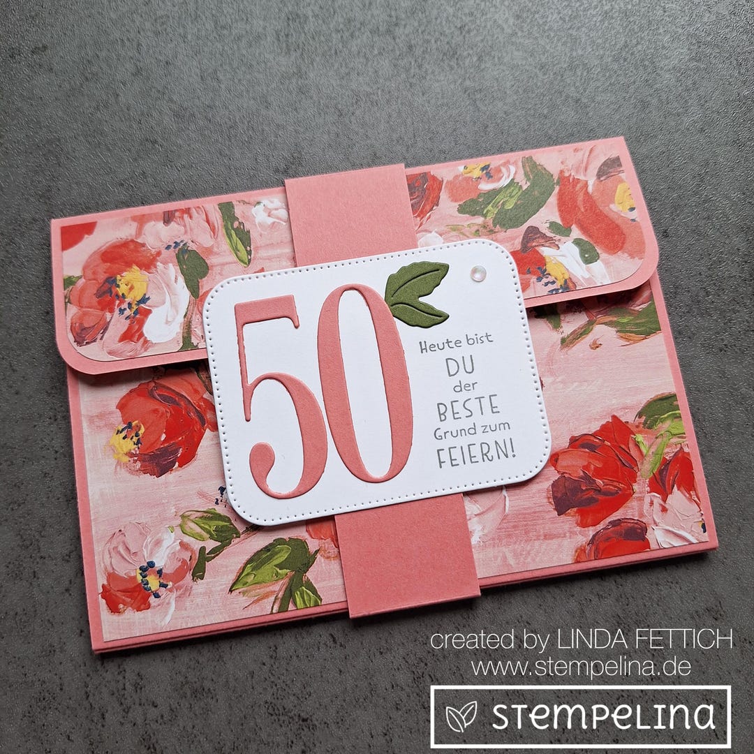 Pop-up Voucher Packaging for a Special Birthday for Women - Flower ...