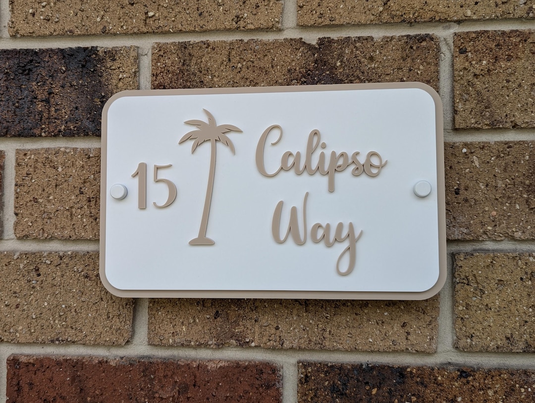 Personalised House Sign Custom Home Sign House Number Sign - Etsy