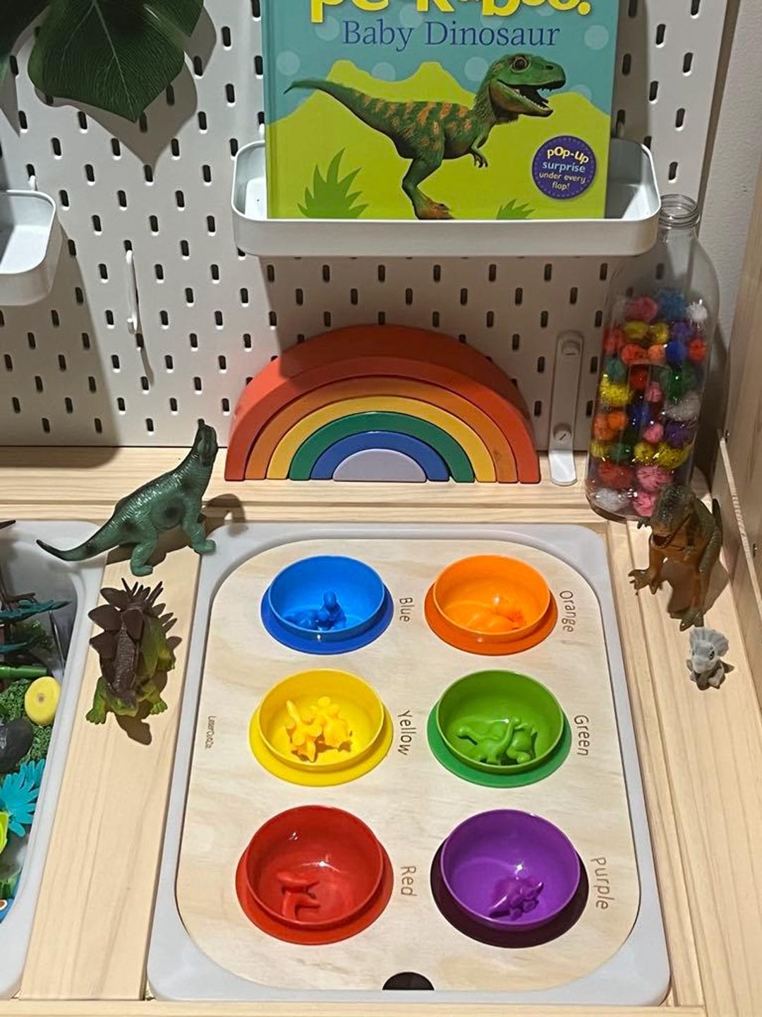 IKEA Flisat Colour Sorting Insert Coloured Cup Flisat Insert Large ...