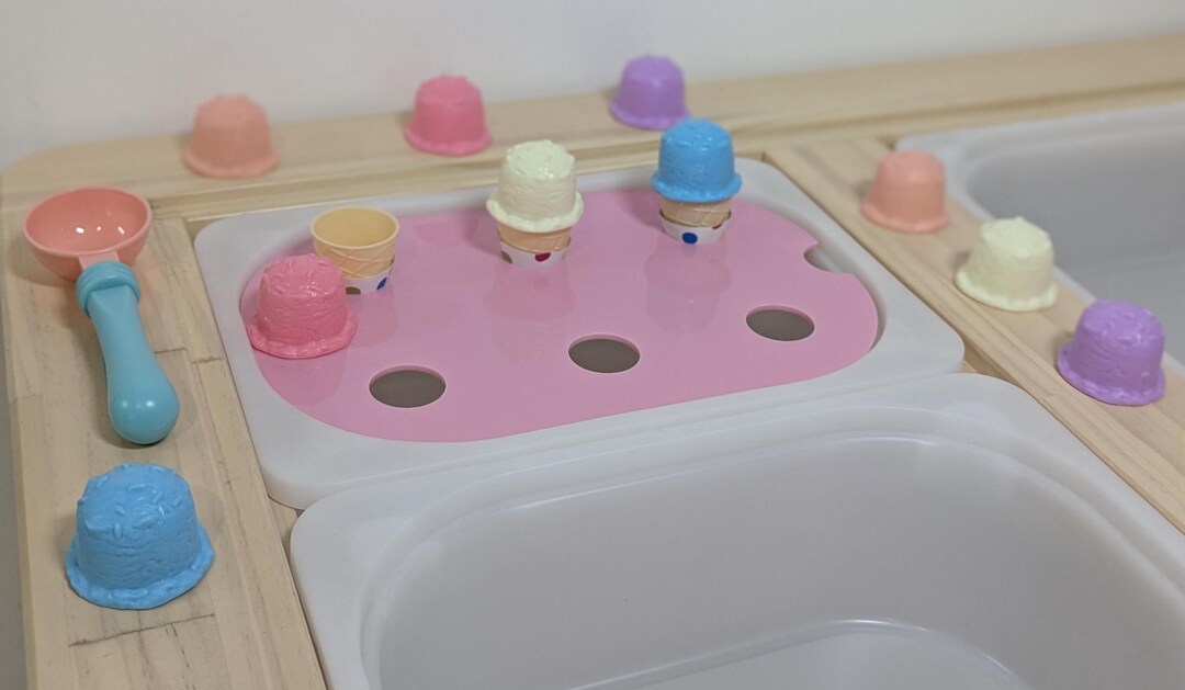 Flisat Ice Cream Cone Holder Flisat Holes Insert Colourful Basic Flisat ...