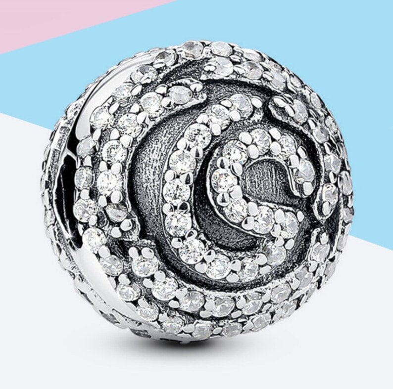 Pandora Clip Charm Silver S925 Ale Shimmering Rose - Etsy