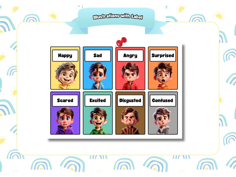 Emotional Intelligence Flashcards for Kids: Interactive Family ...