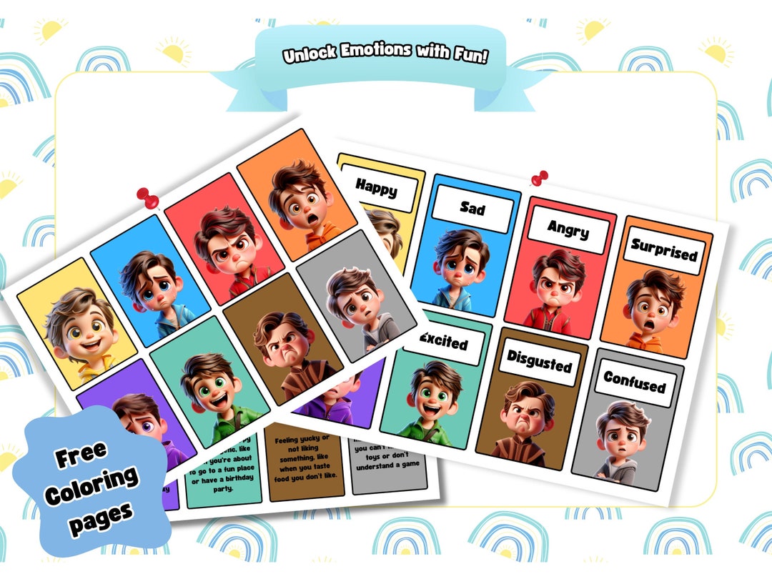 Emotional Intelligence Flashcards for Kids: Interactive Family ...