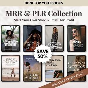 MRR and PLR Collection Done for You, Master Resell Rights, Private ...